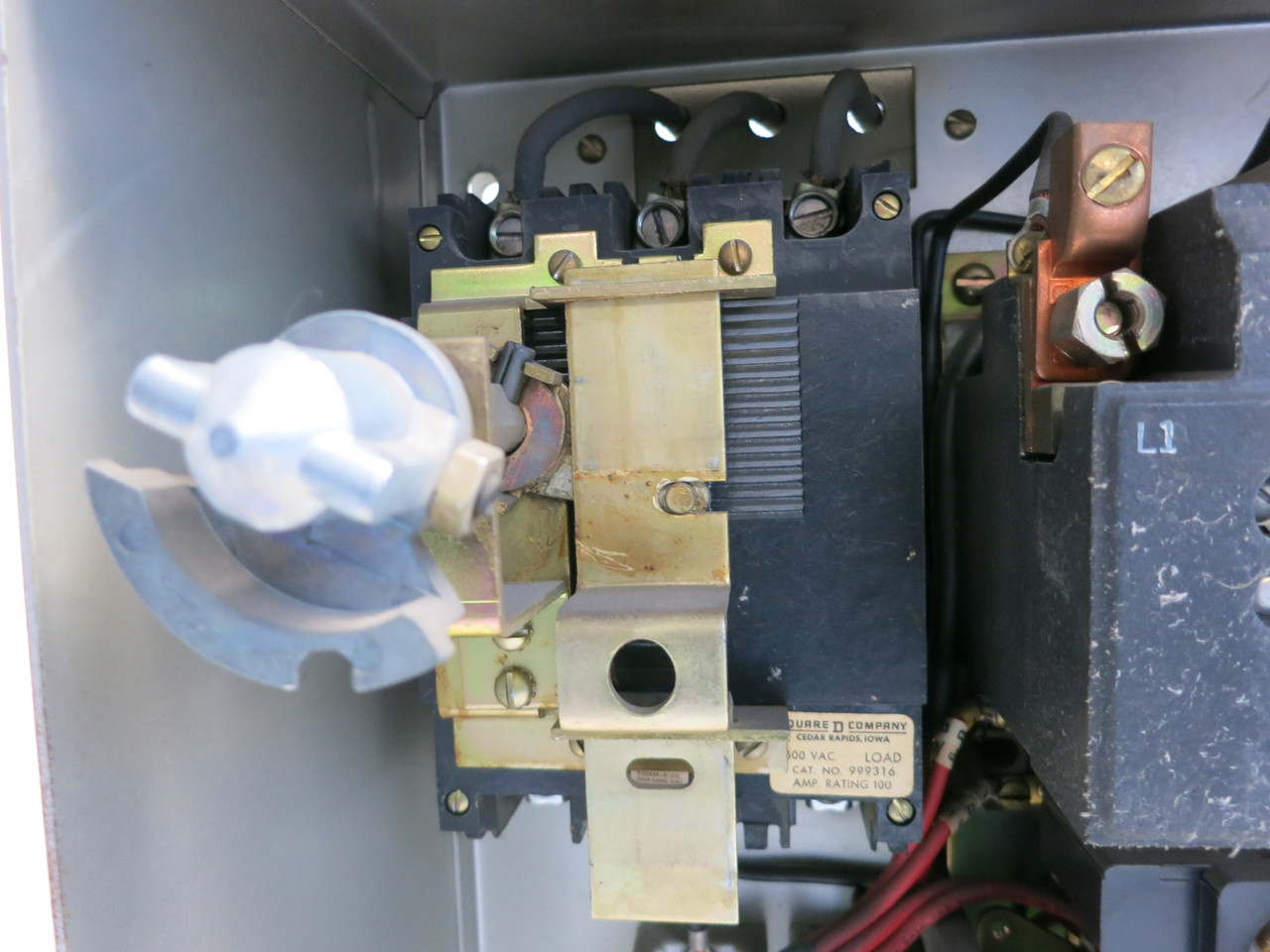 Square D Model 3 100A Breaker Size 3 Starter 21" MCC Bucket 100 Amp Class 8999 (DW5195-3 ...